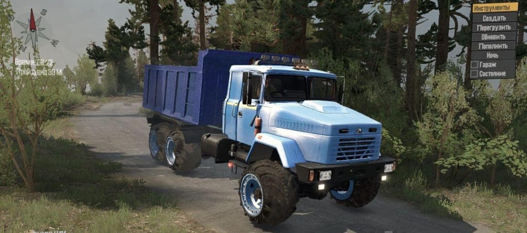 KrAZ-63221 "Ali" Truck v27/12/17 - MudRunner / SnowRunner / Spintires