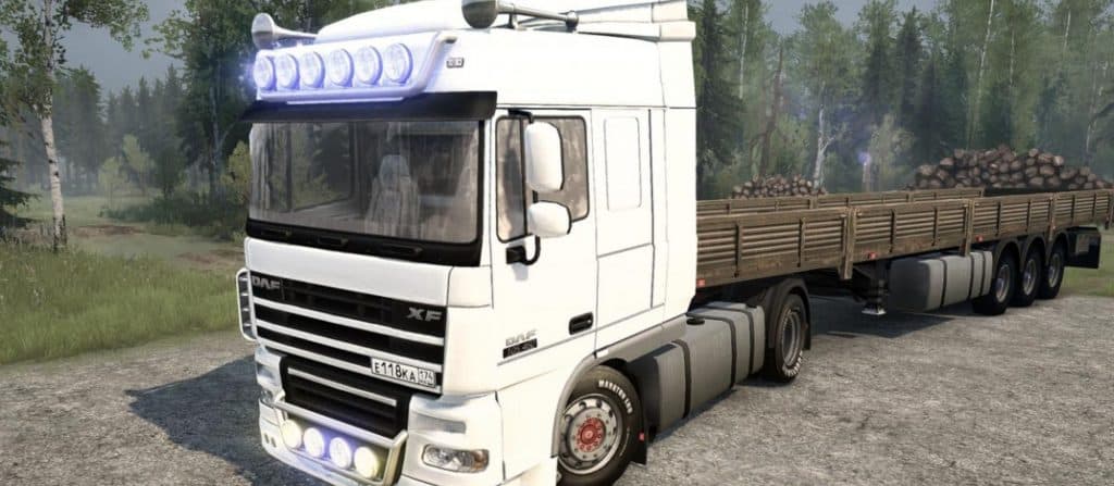 DAF XF 105.460 Truck v16.01.18 - MudRunner / SnowRunner / Spintires