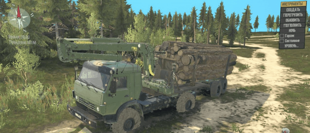 KamAZ-4350 (4x4) Truck v2 - MudRunner / SnowRunner / Spintires