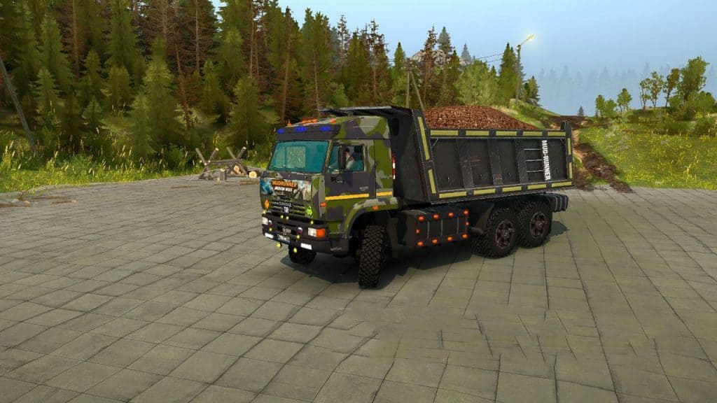 KamAZ 65221 6x6 Truck v2.0 - MudRunner / SnowRunner / Spintires
