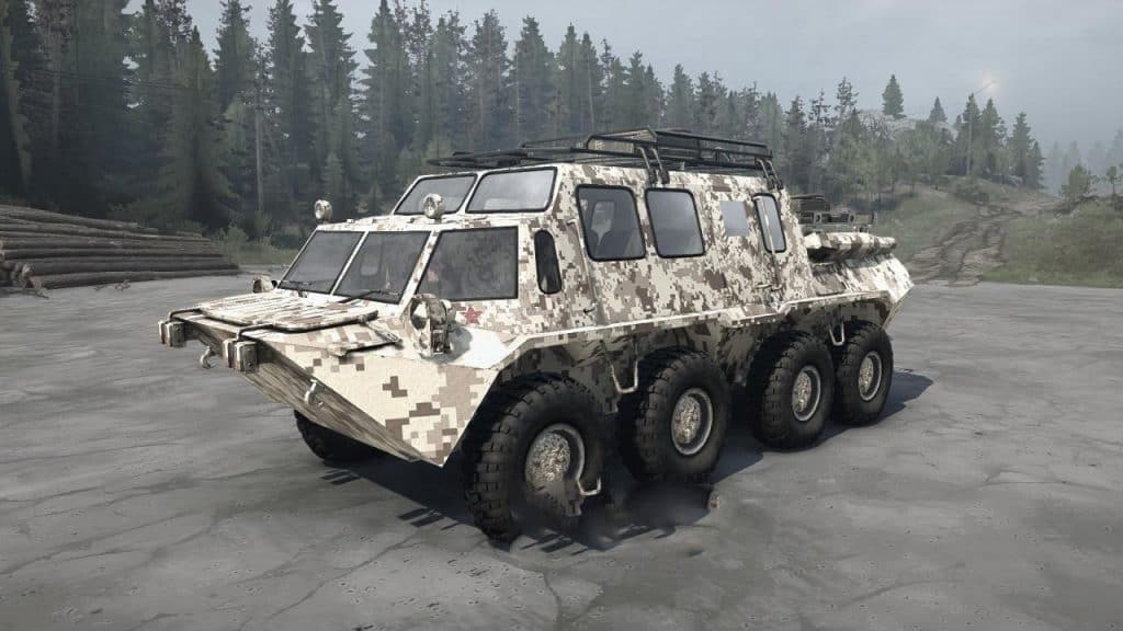 GAZ mod 59037 textures v1 - MudRunner / SnowRunner / Spintires