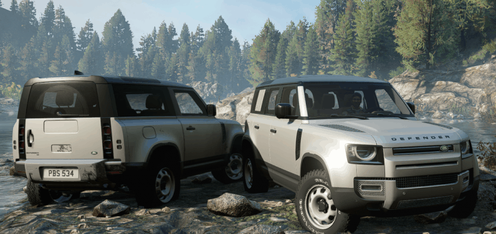 Land Rover Defender - Spintires: MudRunner Land Rover Defender Mods ...